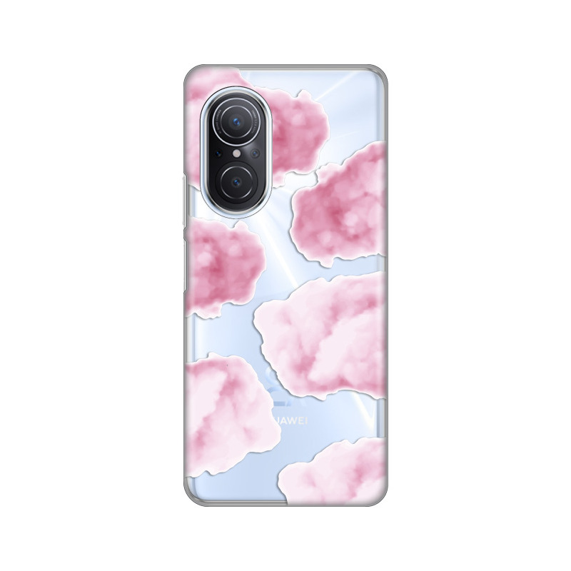 Maskica Silikonska Print Skin za Huawei Nova 9 SE Pink Clouds