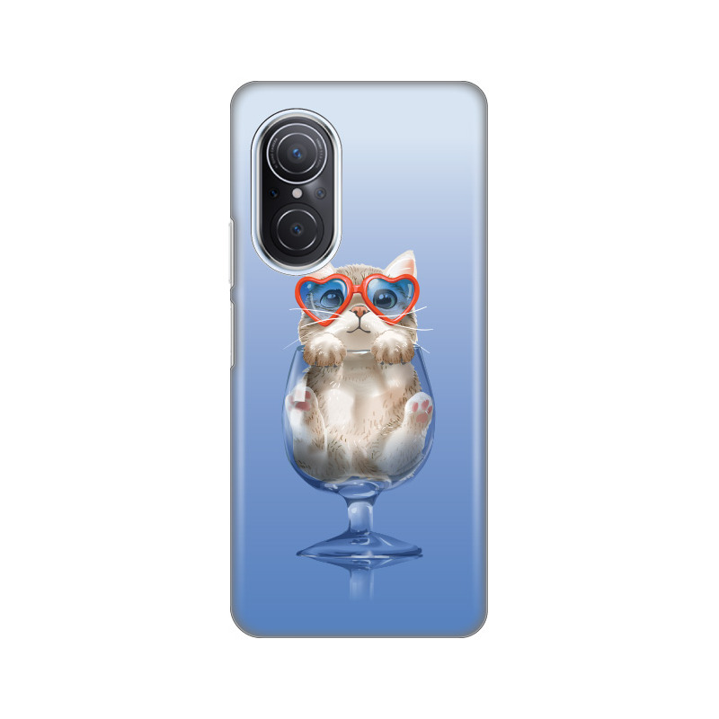 Maskica Silikonska Print za Huawei Nova 9 SE/Honor 50 SE Funny Cat