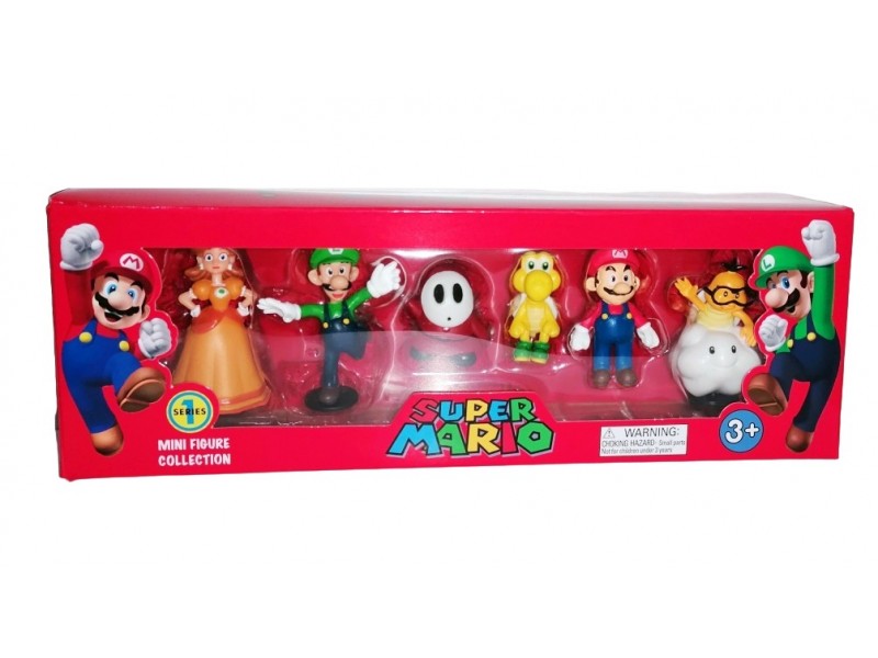 Super Mario set, 6x figura