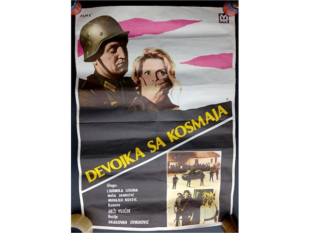 devojka sa kosmaja - plakat - 1972