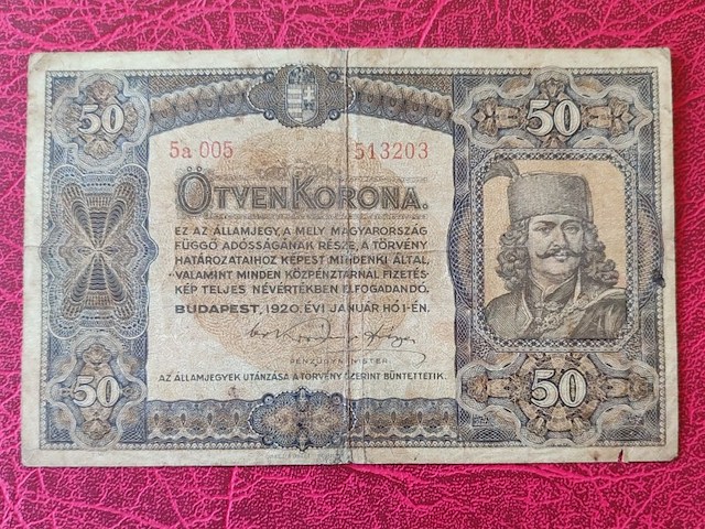 50 KORONA 1920