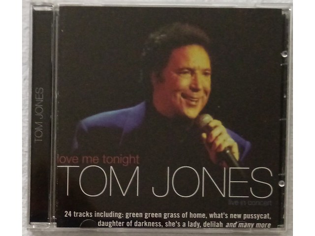 TOM  JONES  -  Love me tonight - Live in concert