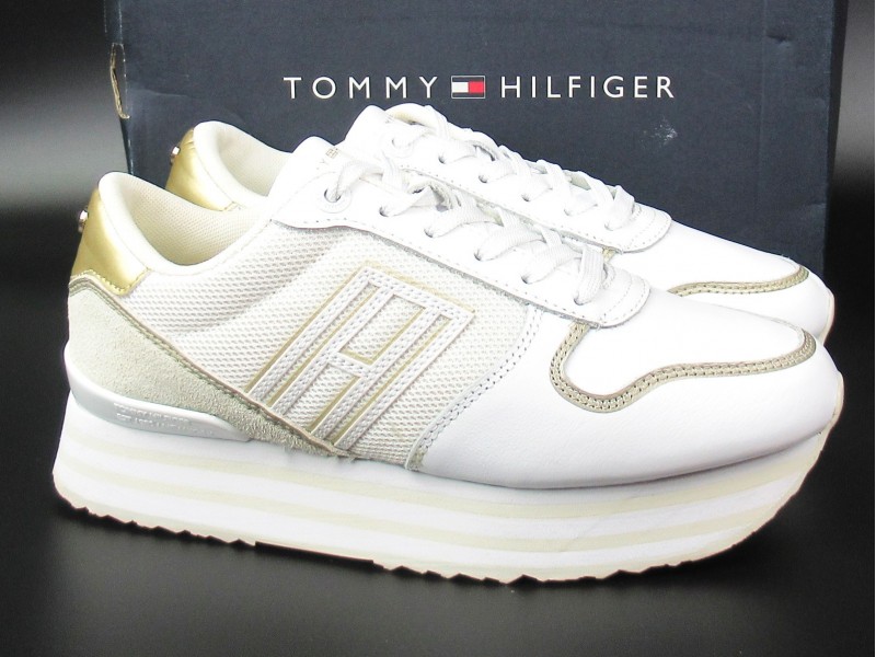 Tommy Hilfiger patike KOŽA platforma N4951