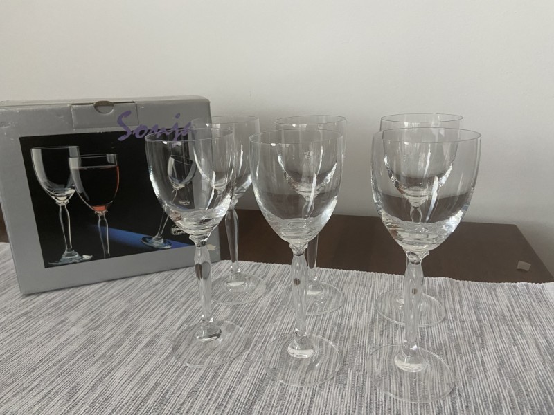 Bohemia Crystal Sonja - kristalne čaše za crno vino