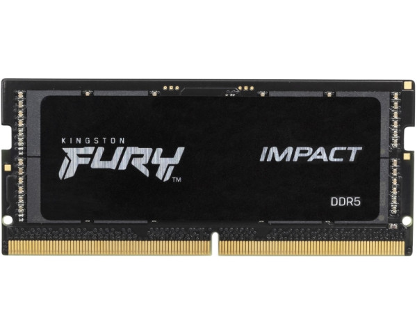 DDR5 16GB SO-DIMM 4800MHz [FURY IMPACT], Non-ECC Unbuffered, CL38 1.1V, 262-pin 1Rx8 ( KF548S38IB-16 )