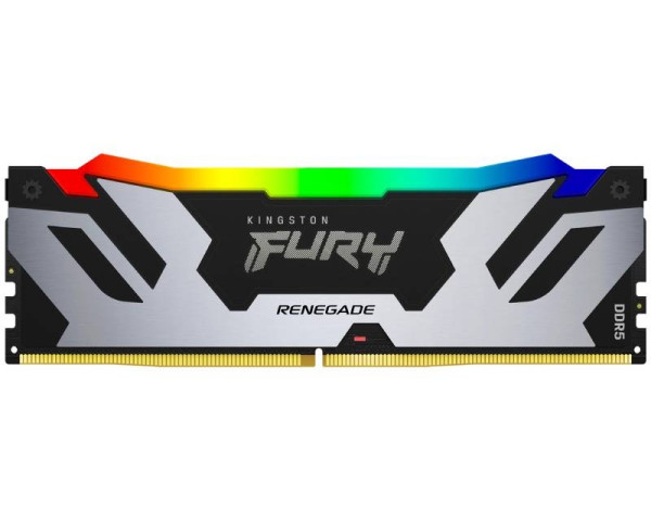 DDR5 16GB 6400MHz [FURY RENEGADE RGB], Non-ECC UDIMM, CL32 1.4V, 288-Pin 1Rx8, w/RGB Heatsink ( KF564C32RSA-16 )