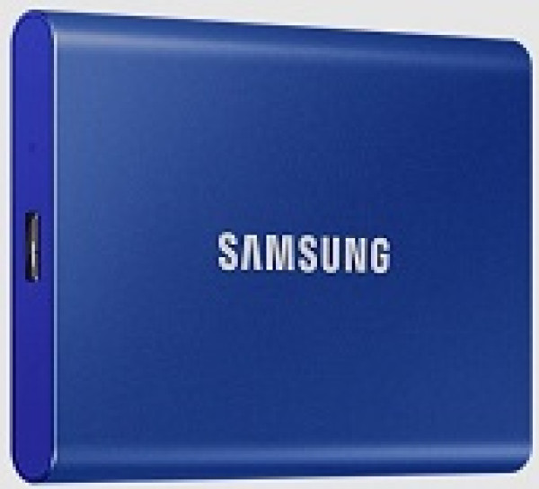 Portable SSD 1TB, T7, USB 3.2 Gen.2 (10Gbps), [Sequential Read/Write : Up to 1,050MB/sec /Up to 1,000 MB/sec], Blue ( MU-PC1T0H/WW )