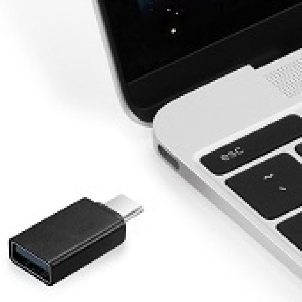 USB-C to USB2.0 Adapter, M/F, Up to 480 Mb/s, Black ( A-USB2-CMAF-01 )