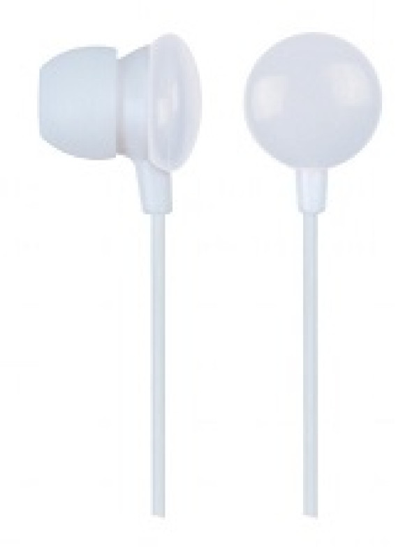Stereo In-Earphones, White ( MHP-EP-001-W )