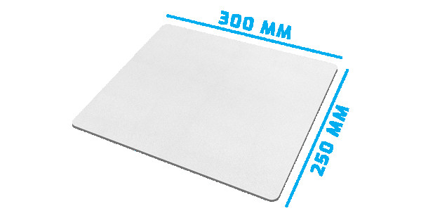 Printable Mouse Pad, 30 cm x 25 cm, White ( NPP-1946 )