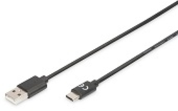 USB2.0 to USB-C Cable, up to 5Gbit/s, 1.8m ( AK-300136-018-S )