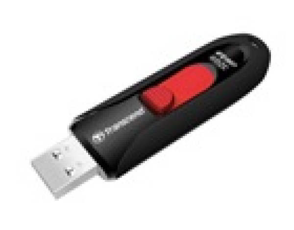 USB 32 GB, JetFlash 590K, USB2.0, 16/6 MB/s, Retractable, Black/Red ( TS32GJF590K )