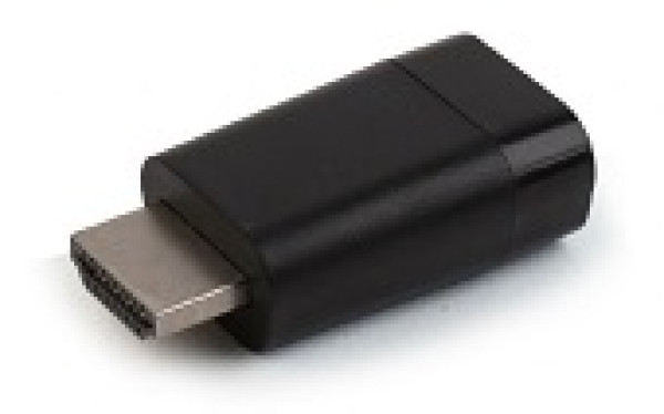 VIDEO Adapter HDMI to VGA HD15, M/F, Black, Blister ( AB-HDMI-VGA-001 )