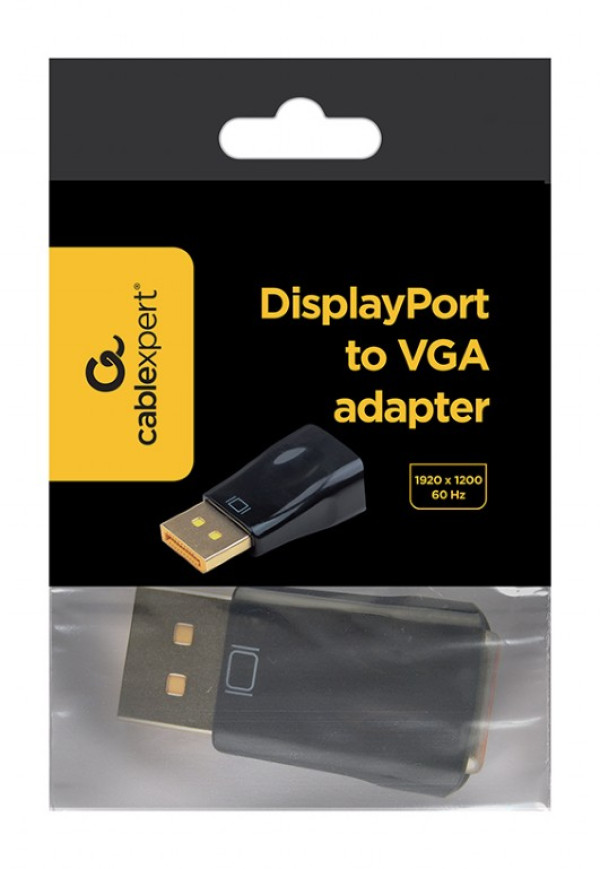 DisplayPort to VGA adapter, black ( A-DPM-VGAF-01 )