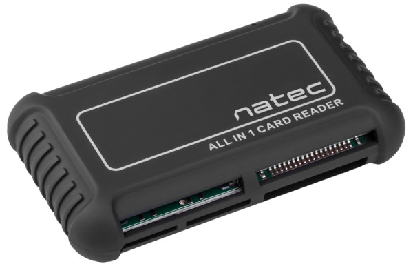 BEETLE All-in-One Card reader, USB2.0, xD/T-Flash/SDXC/SDHC/SD/Ms/MMC/microSD/M2/CF ( NCZ-0206 )