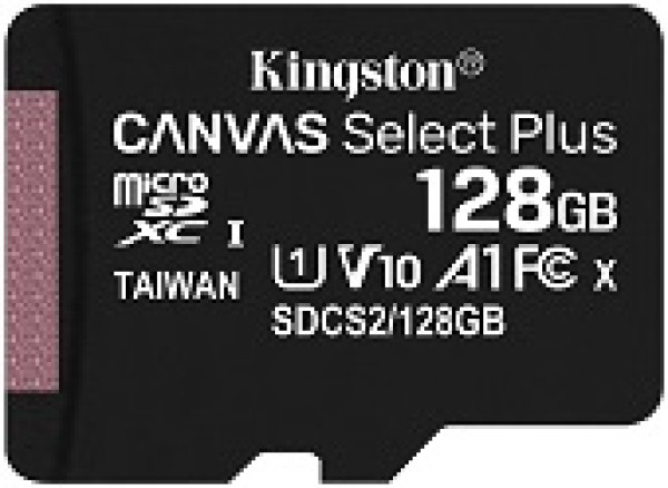 MicroSD 128GB, Canvas Select Plus, Class 10 UHS-I U1 V10 A1, Read up to 100MB/s ( SDCS2/128GBSP )