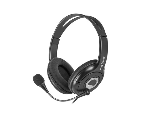 BEAR 2, Stereo Headset with Volume Control, 3.5mm Stereo, Black ( NSL-1178 )