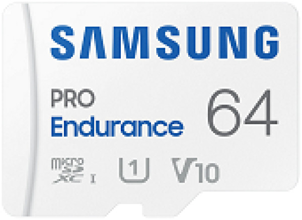 MicroSD 64GB, PRO Endurance, SDXC, UHS-I (SDR014) U1 V10 Class10, Read up to 100MB/s, Write up to 30MB/s, w/SD adapter ( MB-MJ64KA/EU )