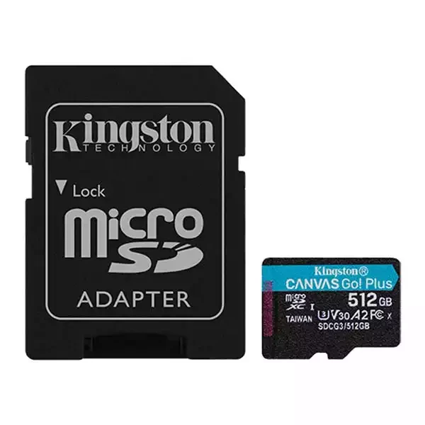SD Card 512GB Kingston Canvas Go! Plus sa adapterom SDCG3512GB