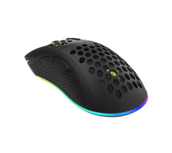 GENESIS KRYPTON 550, Gaming Optical Mouse 200-8000 DPI, Maximum acceleration 20 G, Huano Switches, RGB LED, 7 Programmable Buttons, USB, Black, Cable 1,8 m