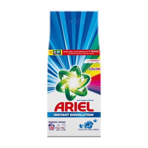 Ariel prašak za veš Touch of Lenor Color 9.75kg ,130 pranja