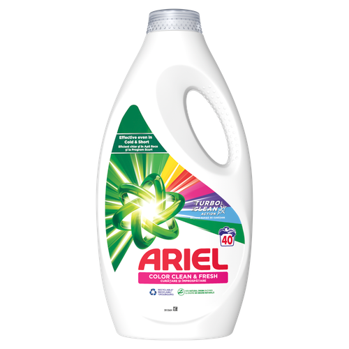 Ariel tečni deterdžent Color clean and Fresh 2l, 40 pranja