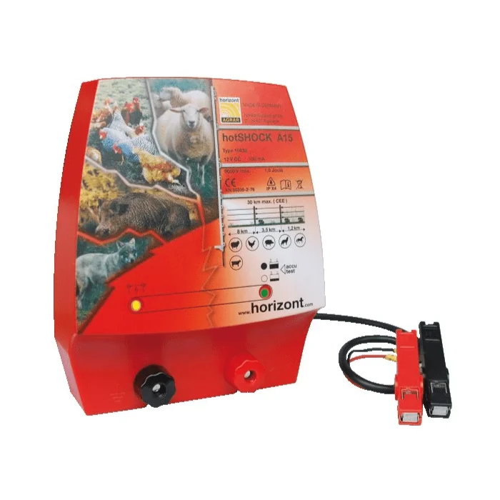 Električni pastir - čobanica: Hot Shock A15 - akumulator 12V