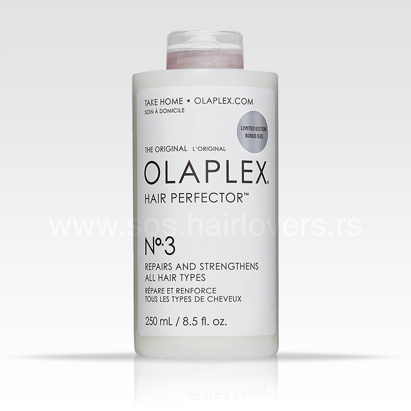 OLAPLEX HAIR PERFECTOR No.3 – Aktivna formula za dubinsku obnovu i jačanje kose 250ml