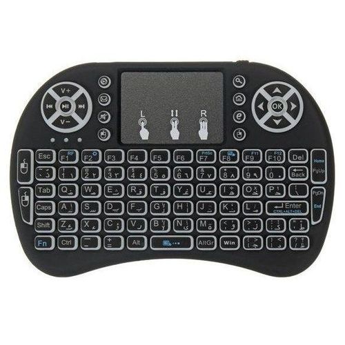 GMB-I8 ** Gembird 2.4GHz Wireless gaming Mini keyboard backlight and TOUCH, punjiva bat. BL-5C (519)