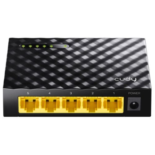 Cudy GS105D 5-Port Gbit Desktop Switch, 5x RJ45 10/100/1000 (Alt. GS105, SG105, PFS3005-GT-L)