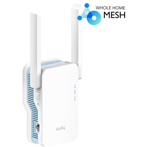 Cudy RE1200 AC1200Wi-Fi MESH Range Extender, Dual Band 2.4+5Ghz,2x5dBi, 1xLAN, AP,ACCESS+LED