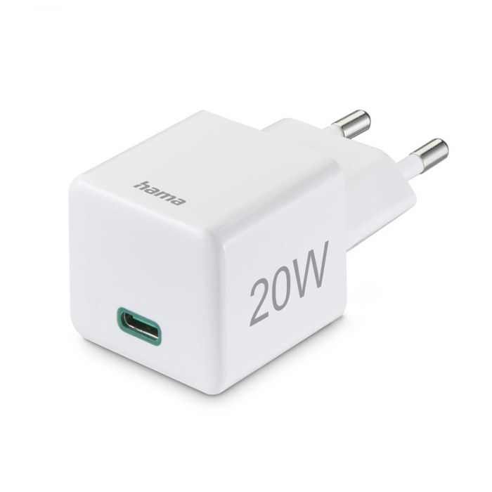 Kucni punjac Brzi iPhone USB-C PD/QC, 20W beli