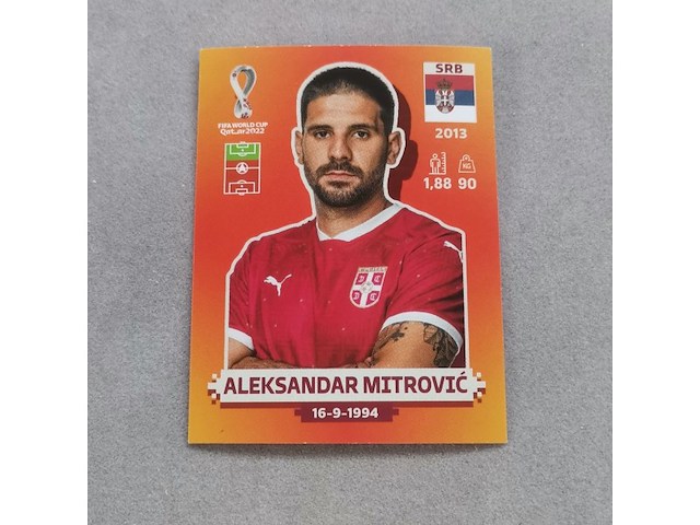 QATAR 2022 slicica SRB 17 Mitrovic