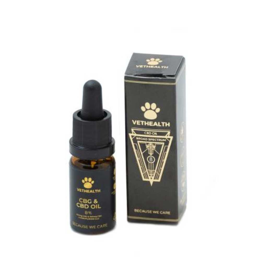 VetHealth Broad Spectrum CBD kapi 8% 10ml