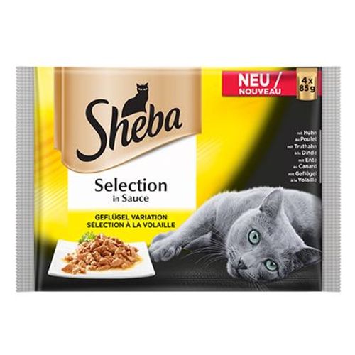 Sheba kesice, živina 4x85g