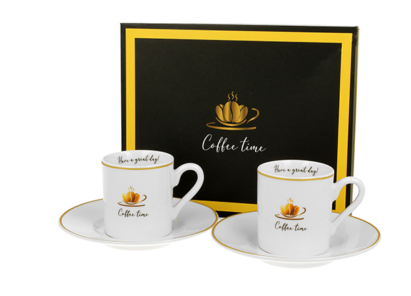 Set espresso šolja coffee time i / 2 90 ml