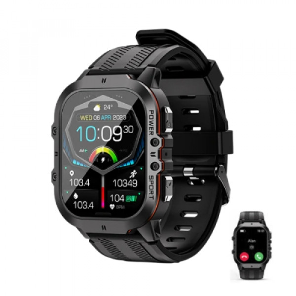 OUKITEL pametni sat BT20 Crno-Narandžasti Smart Watch Sport Rugged