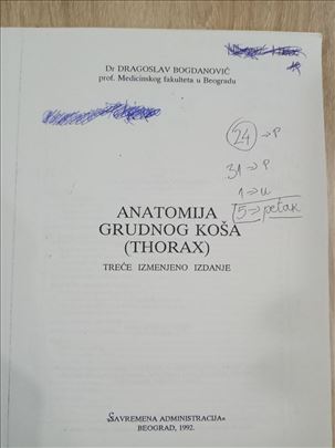 Anatomija grudnog koša (THORAX)