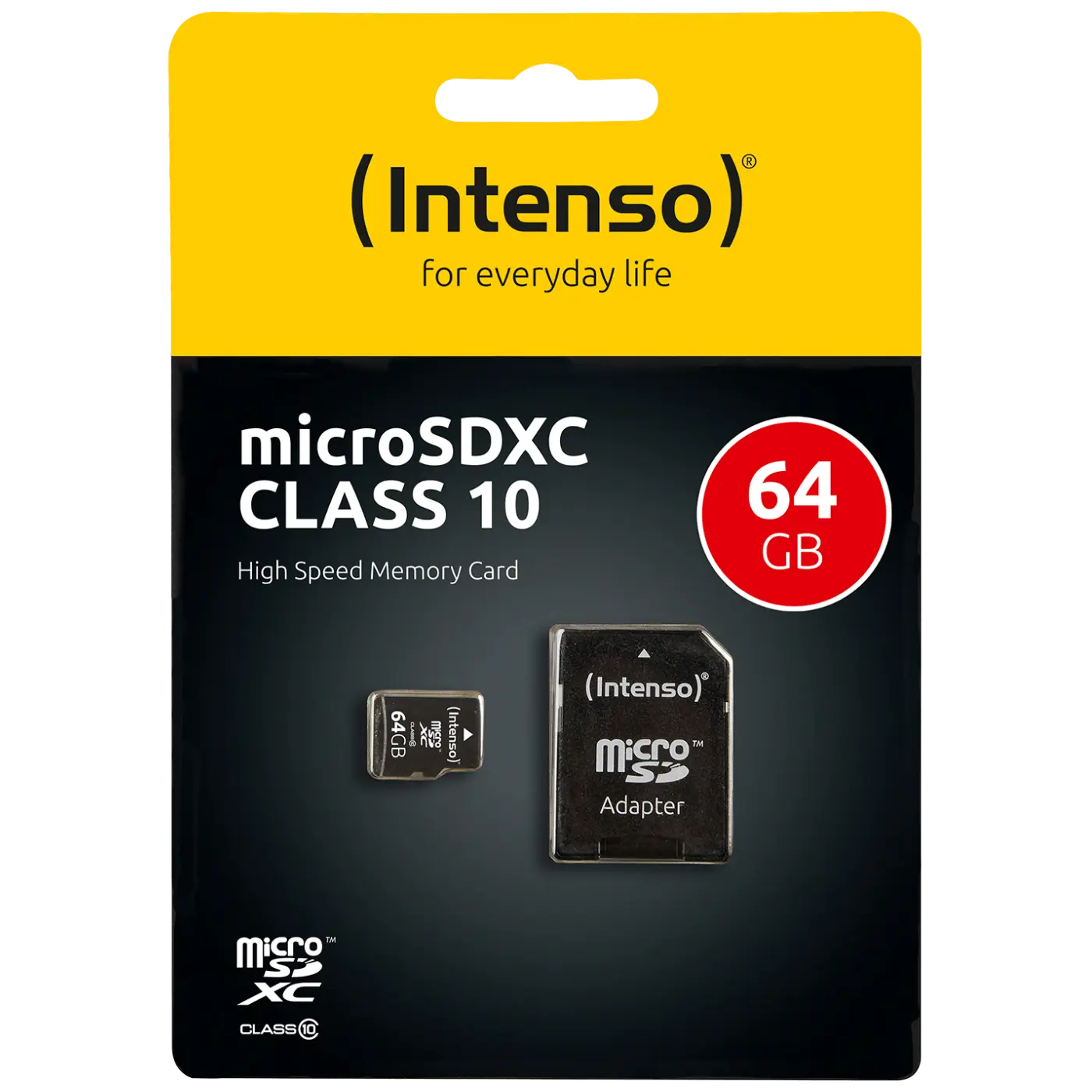 INTENSO Kartica Micro SD 64GB Class 10 sa adapterom