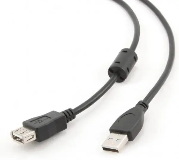 GEMBIRD USB Kabl 2.0 A-plug A-socket kabl with ferrite core 4.5m CCF-USB2-AMAF-15