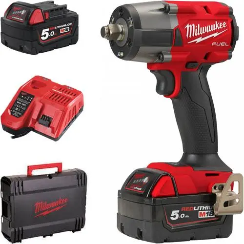 Milwaukee M18 FMTIW2F12-502X Udarni pištolj, 1/2”, 18V, 5Ah