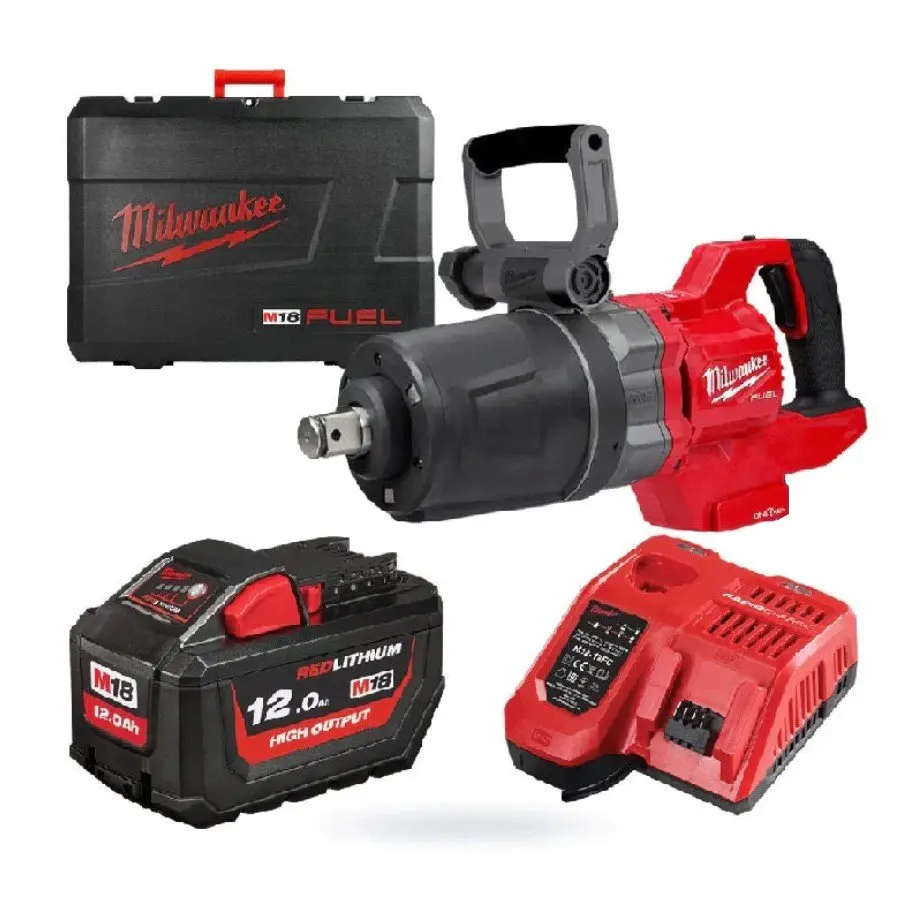 Milwaukee M18 ONEFHIWF1DS-121C Udarni pištolj sa D drškom, 1”, 18V, 12Ah