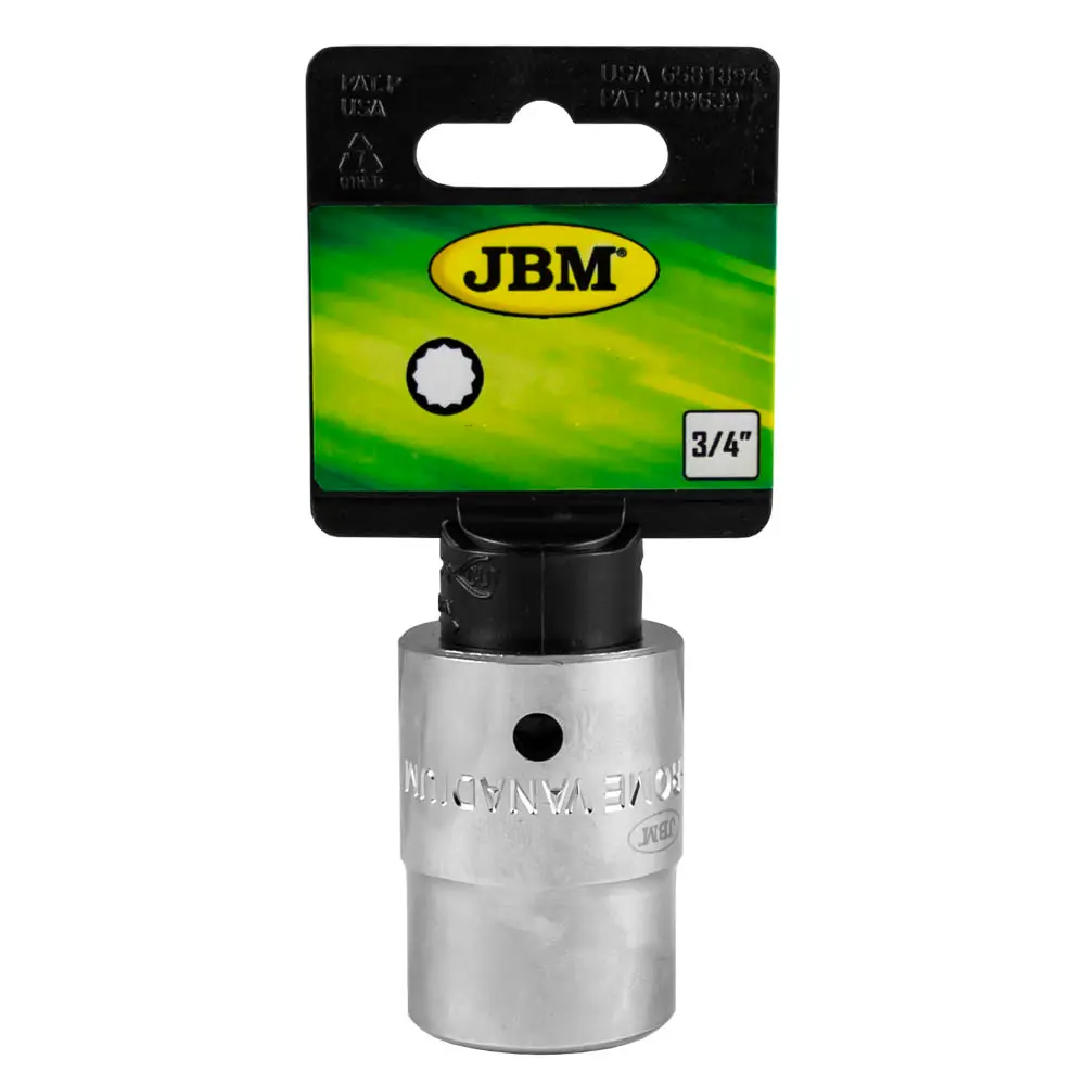 JBM Gedora, 3/4 cola, 12-ugaona, 50mm