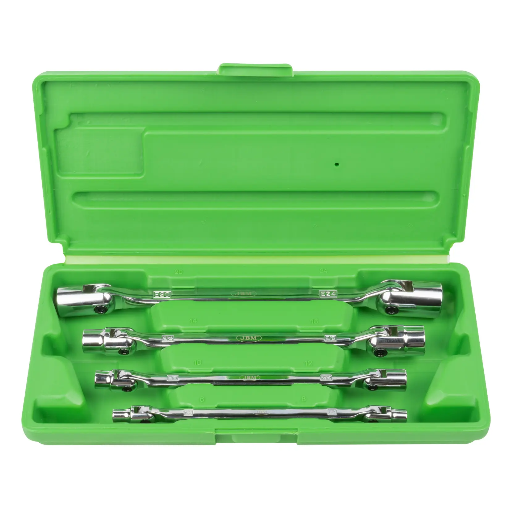 JBM Set Torx ključeva, E6-E24, Ženski, Zglobni, 4 komada