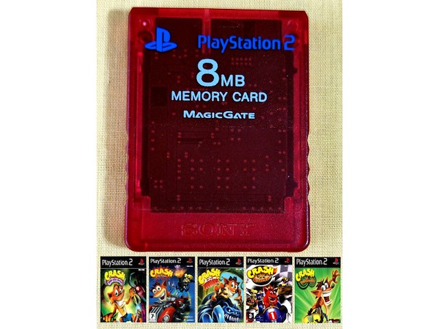 Modovana kartica za PS2 + 4 igrice po izboru PES 24