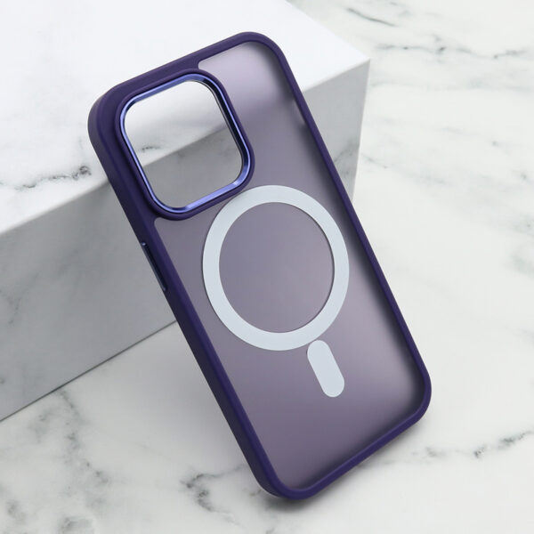 iPhone 14 Pro Silky Magsafe futrola (Purple)