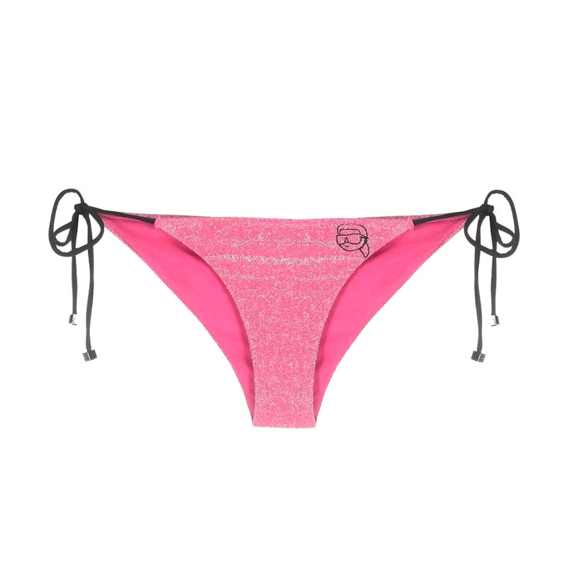 Ženski kupaći donji deo Karl Lagerfeld Ikonik 2.0 Lurex String Bottom