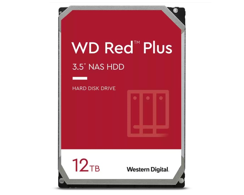 WD 12TB 3.5 inča SATA III 256MB 7200rpm WD120EFBX Red Plus NAS hard disk hard disk