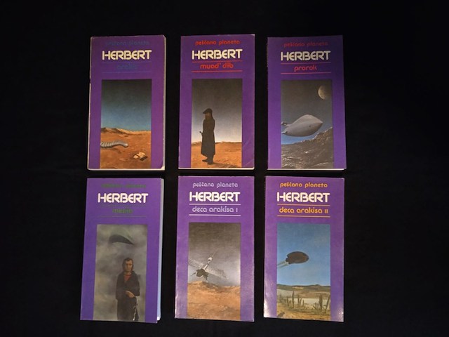 6 knjiga Frenk Herbert Pescana planeta komplet