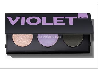 AVON Trio Paleta Senki Za Oči Violet